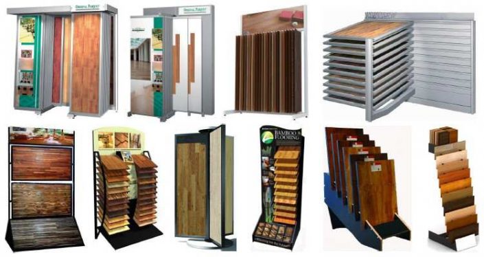 WD609 POPULAR WATERFALL VIEW LAMINATE FLOORING DISPLAY RACK | Wood ...