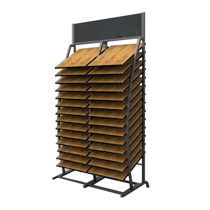 WD616 HARDWOOD TILE SAMPLE DISPLAY RACK STAND WITH NEW DESIGN | Wood ...