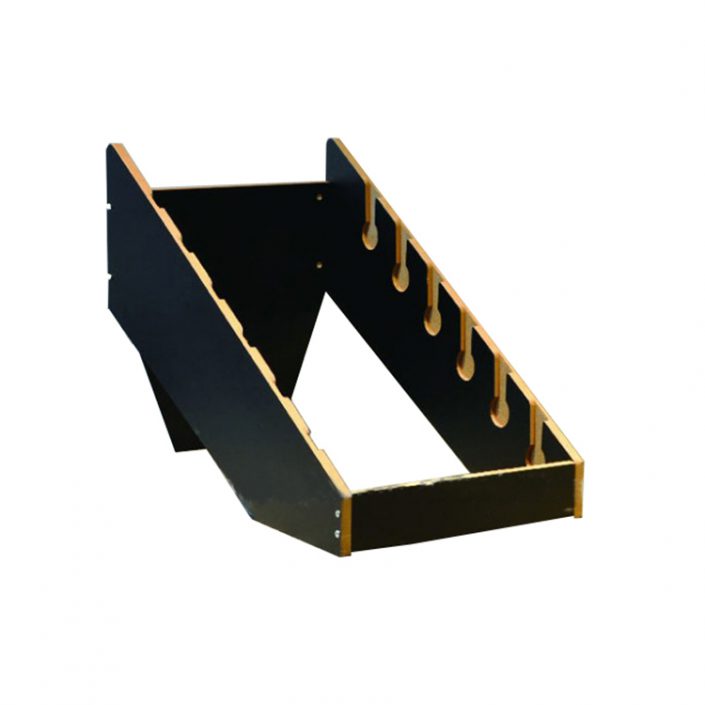 WWD051 MDF Floor Stand Staggered Tile Display Rack | Wood Flooring Tile ...