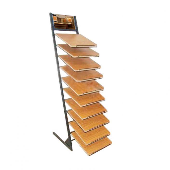 WD635 Factory Price floor tiles display rack free standing dispaly ...