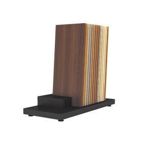 WWD030 portable display racks for white vinyl flooring at trade show ...