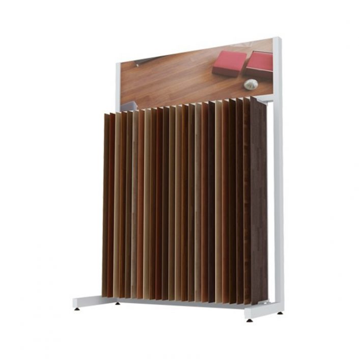 WDF602 Wing Rack Tile Display Stands for vinyl flooring tile | Wood ...