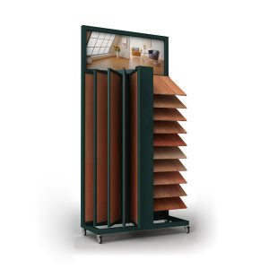 WDF608 Custom High quality flooring laminate Display Rack | Wood ...
