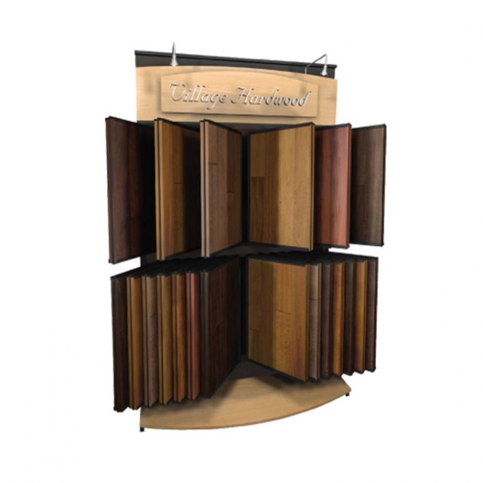 WDF621 Customized Wooden Board sample Display Stand | Wood Flooring ...