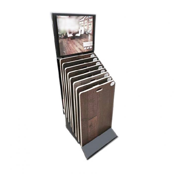Wood floor tile display stand & Laminate Display rack | Wood Flooring ...