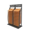 WD670 Hardwood Double Rows Merchandising Display Stand | Wood Flooring ...