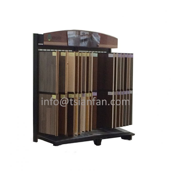 WD717 Metal Wing display Stand by Double Show hardwood | Wood Flooring ...