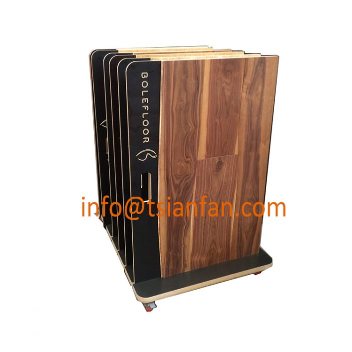 WD732 Hardwood Flooring MDF display unit with wheels | Wood Flooring ...