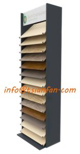 Display Panel different size Laminate flooring display rack | Wood ...