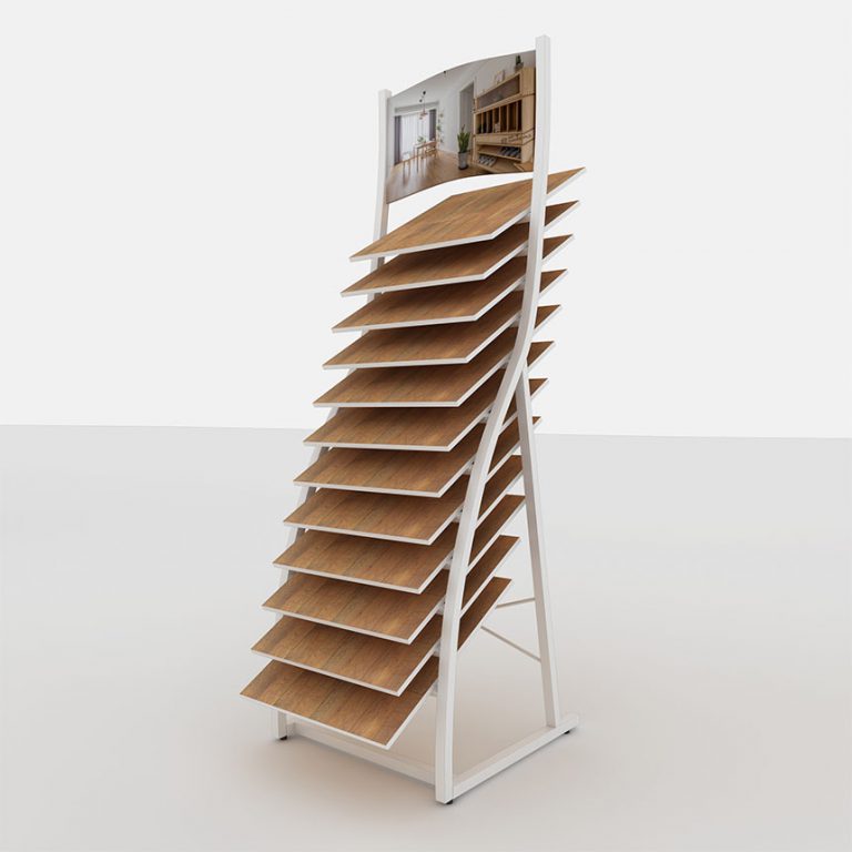 Wood floor tile display stand & Laminate Display rack | Wood Flooring ...
