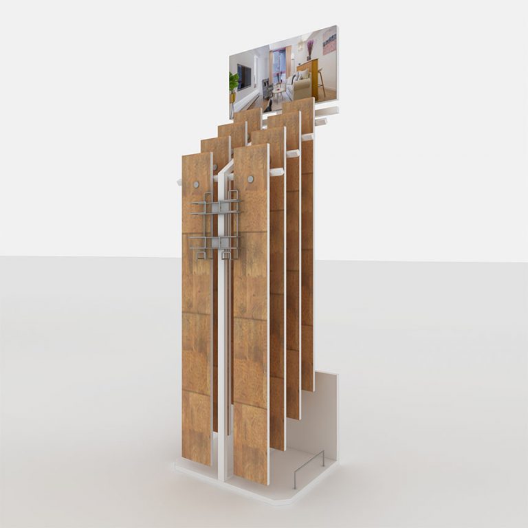 Wood floor tile display stand & Laminate Display rack | Wood Flooring ...