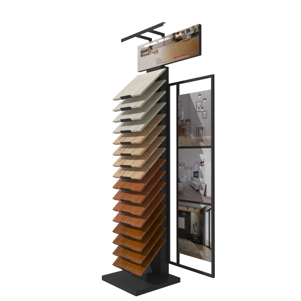 Metal Flooring Display Rack | Wood Flooring Tile Display Stand ...
