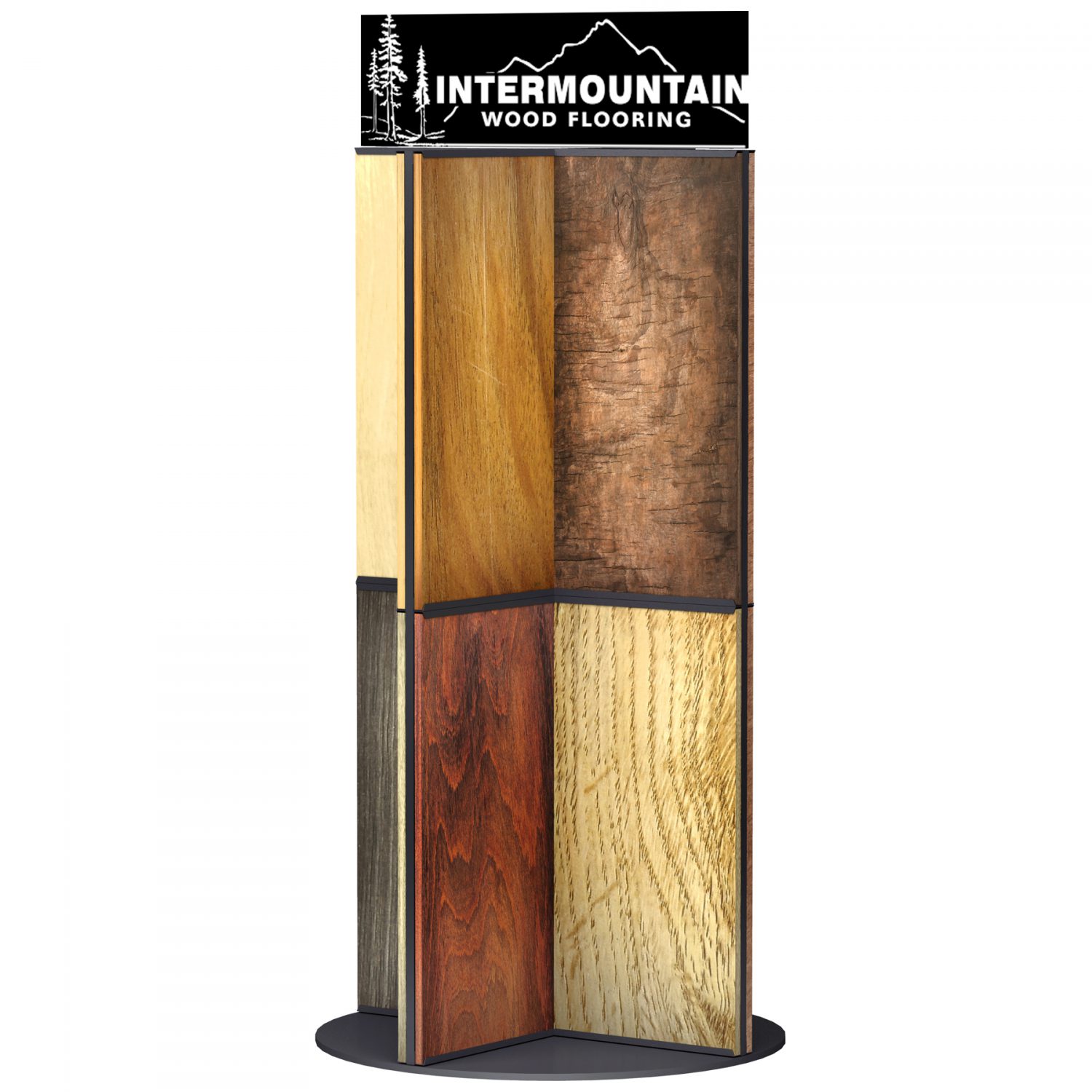 Wood floor tile display stand & Laminate Display rack | Wood Flooring ...