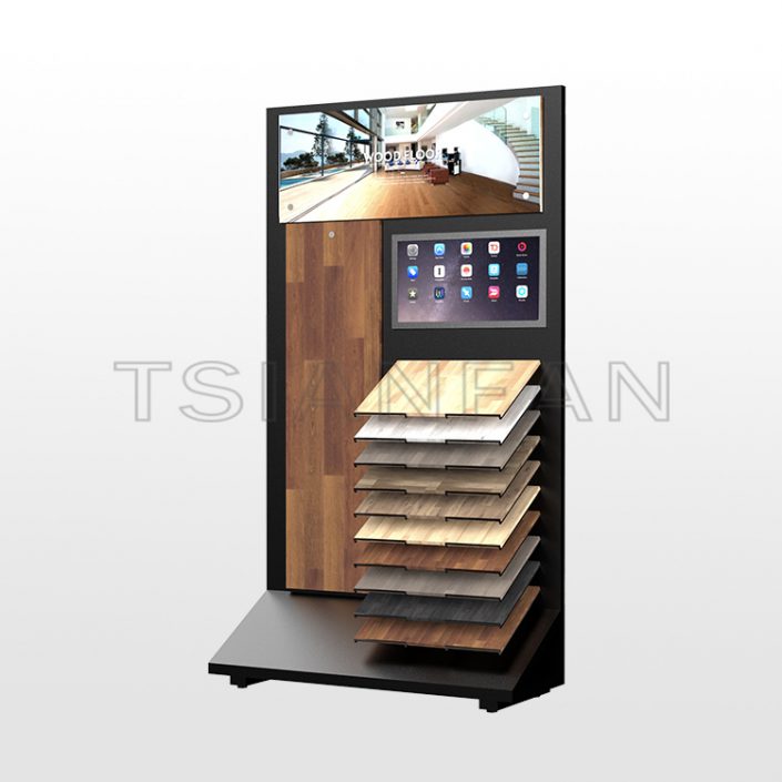 Wood floor tile display stand & Laminate Display rack | Wood Flooring ...
