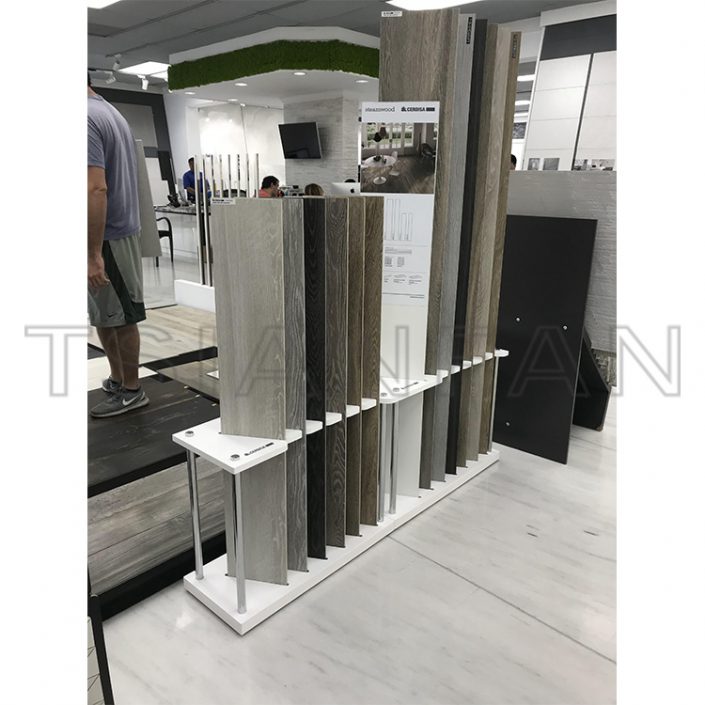Wood floor tile display stand & Laminate Display rack | Wood Flooring ...