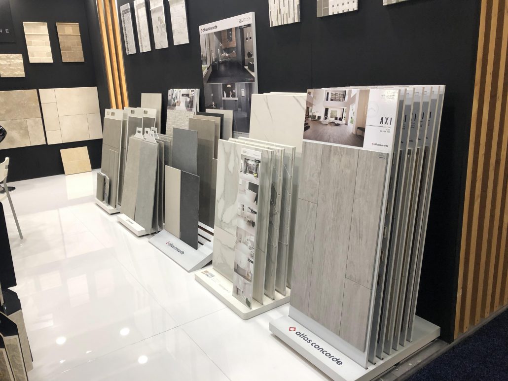 Wooden Floor Display Rack Showroom Design Ideas Wooden Panel Samples ...
